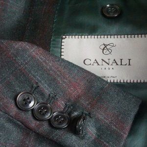 Canali | Suits & Blazers | Canali 934 Current Label Gray Red Flannel ...